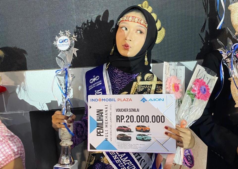 Ajang Muli Mekhanai Unila 2025 Usai, Azkia Zahwanisa Terpilih Jadi Duta ...